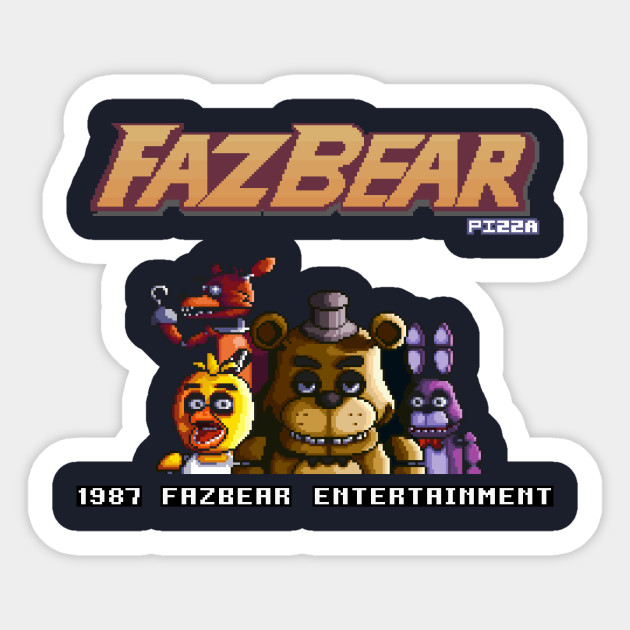 FazBear - Fnaf - Sticker | TeePublic