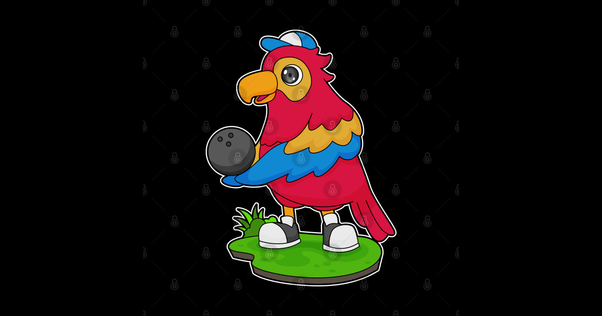Parrot Bowling Bowling ball - Bowling - Posters and Art Prints | TeePublic