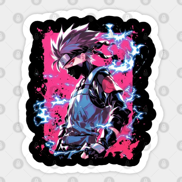 kakashi hatake - naruto - Naruto - Sticker | TeePublic
