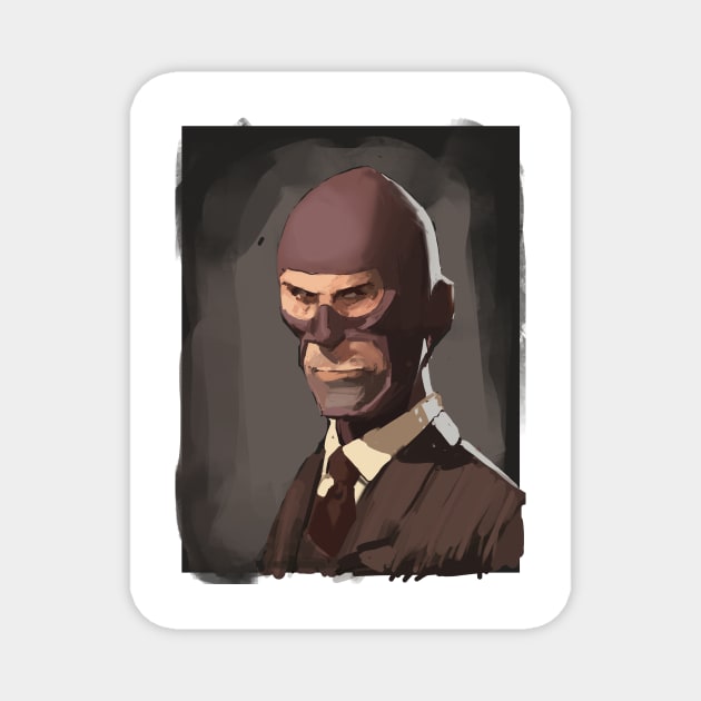 The spy (fan art) - Tf2 - Magnet | TeePublic