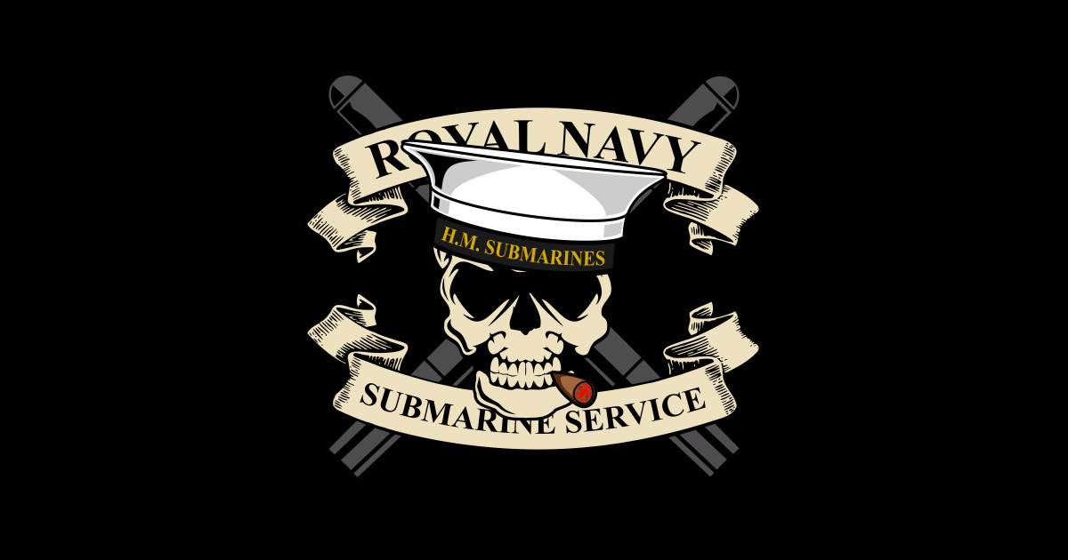 Royal Navy Submarine Service - Hm Submarines Patch - Sticker | TeePublic