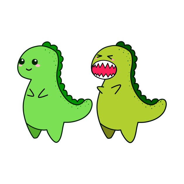 kawaii cute t-rex tyrannosaurus rex - Kawaii T Rex - T-Shirt | TeePublic