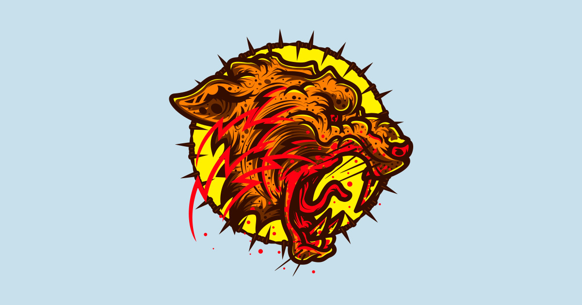 Bloody Tiger (color) - Tiger - T-Shirt | TeePublic