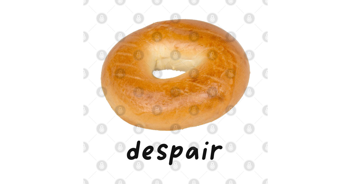 Despair Bagel Funny Meme Shirt / Ironic Shirt / Weirdcore Clothing ...