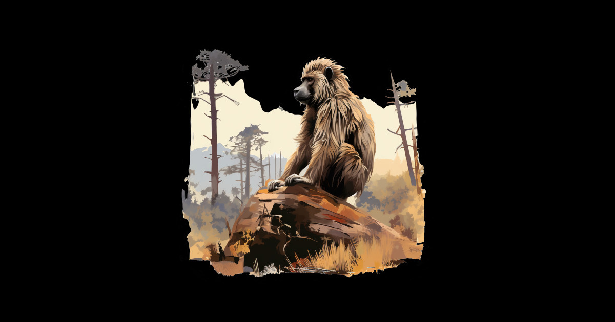 Baboon - Baboon - Sticker | TeePublic