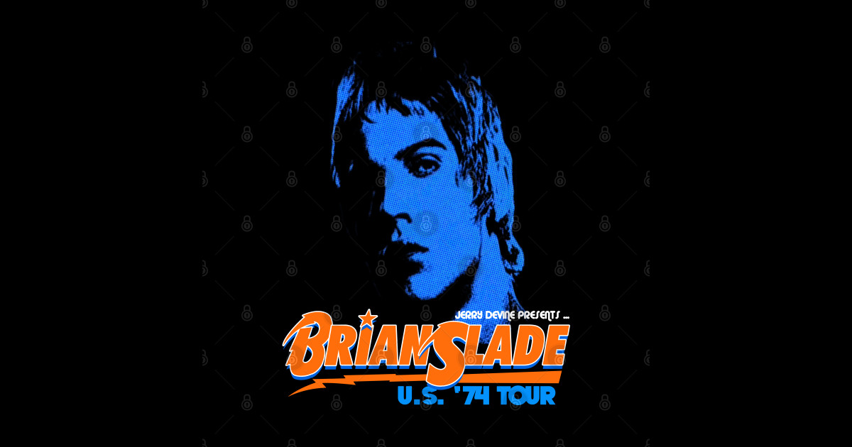 Glam Rocker Brian Slade world tour - Glam Rock - Sticker | TeePublic