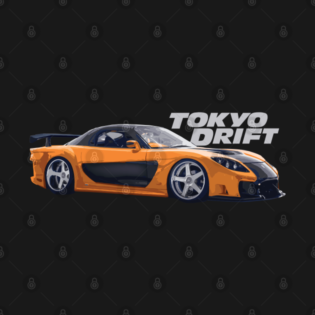 HAN'S FD RX7 VEILSIDE TOKYO JAPAN - Mazda Rx7 - T-Shirt | TeePublic
