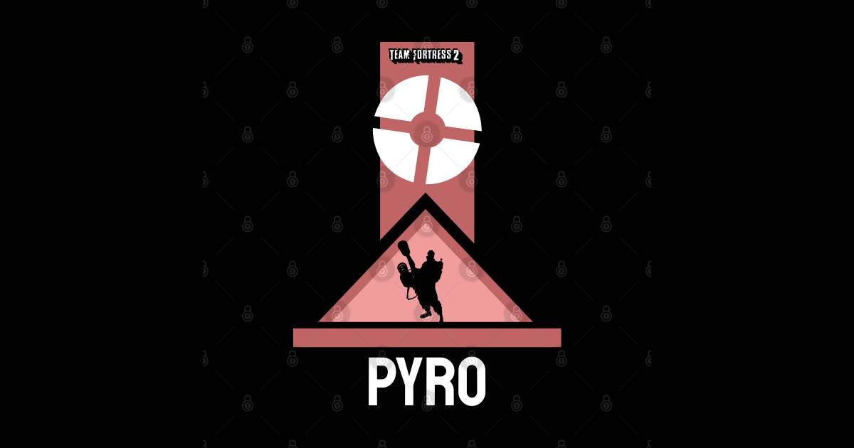 Pyro Team Fortress 2 - Team Fortress 2 - Sticker | TeePublic