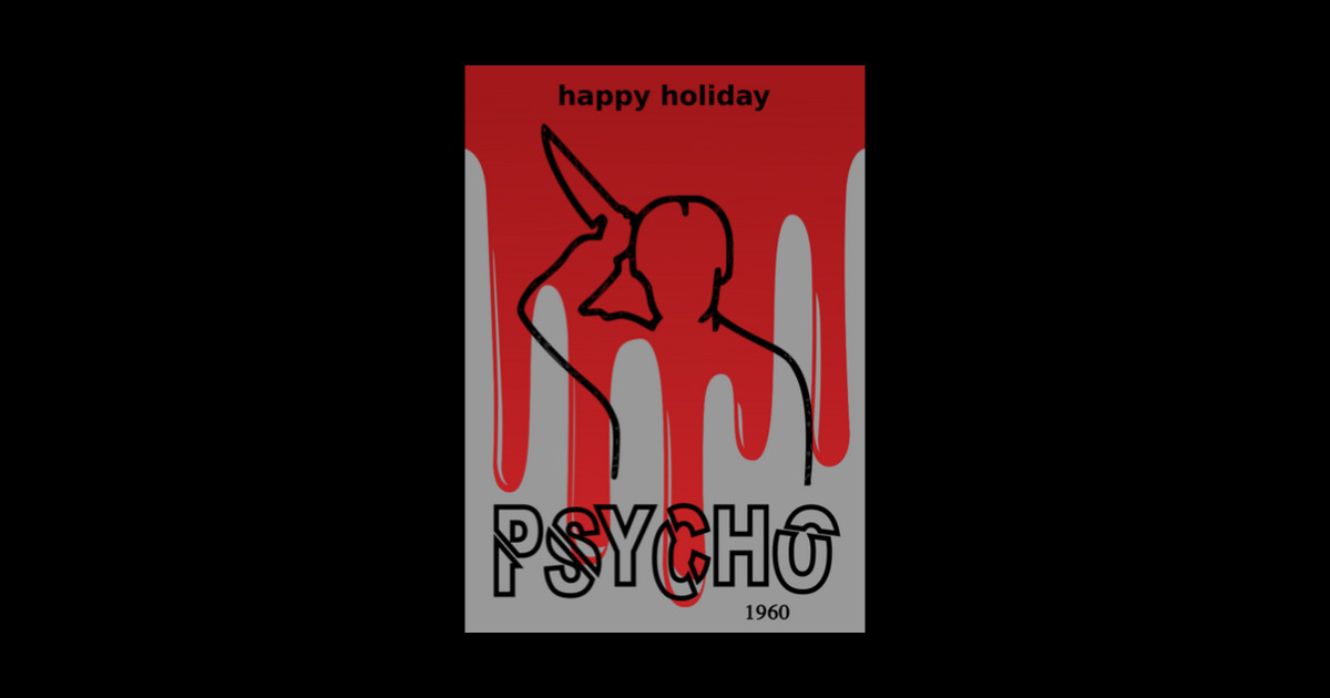 Vintage psycho poster - Psycho - Sticker | TeePublic