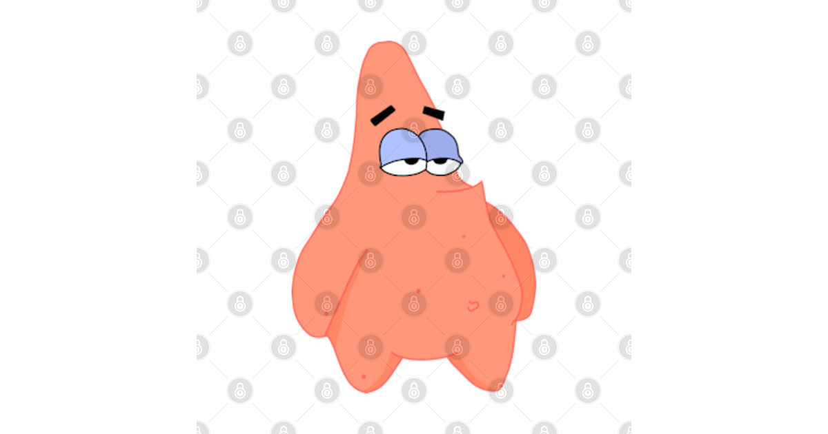 Patrick Star Nude Spongebob Pin Teepublic