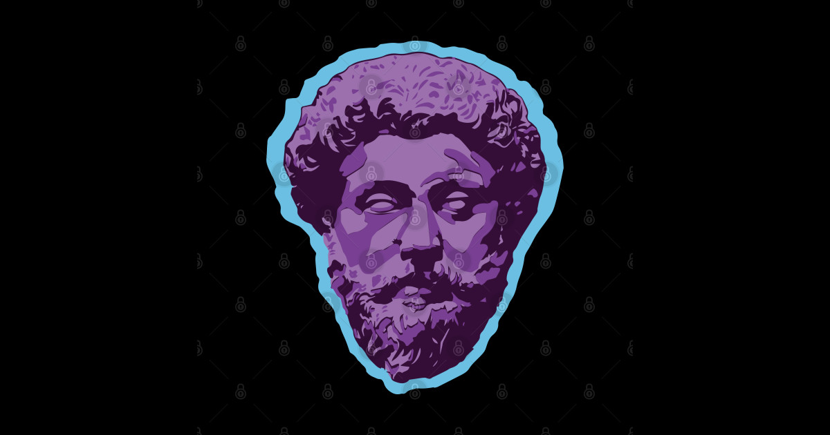 Stoic Head - Stoicism - Sticker | TeePublic