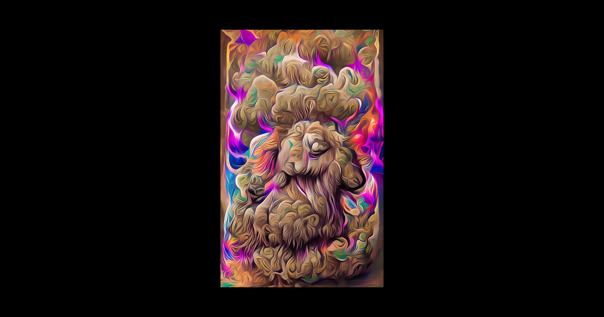 Bronze Thick Fluffy Psychedelic Nug Bud Weed - 420 - Sticker | TeePublic