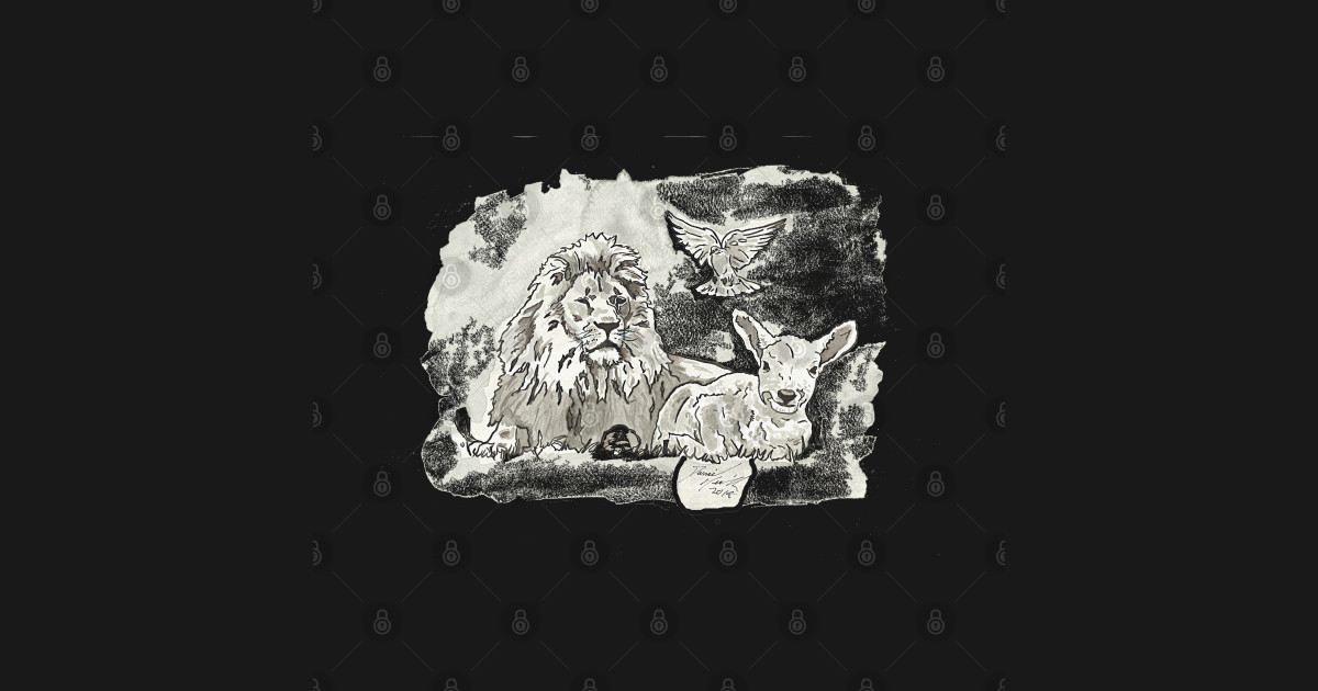 Lion, Lamb, & Dove - Lion - T-Shirt | TeePublic