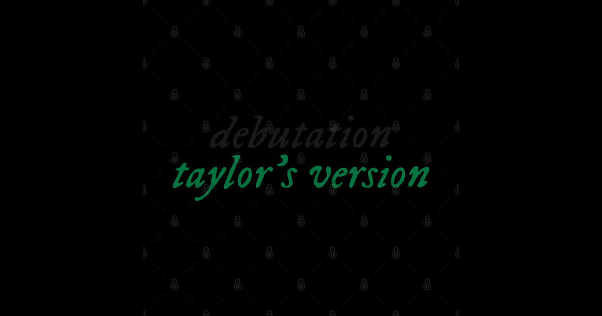 Debutation taylors version - Taylor Swift - Posters and Art Prints ...