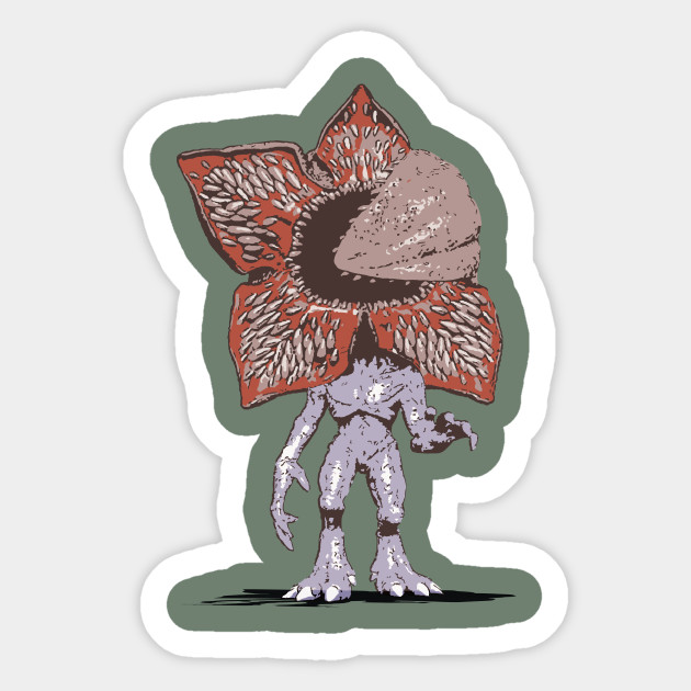 peekabooh! - cute demogorgon - Demogorgon - Sticker | TeePublic