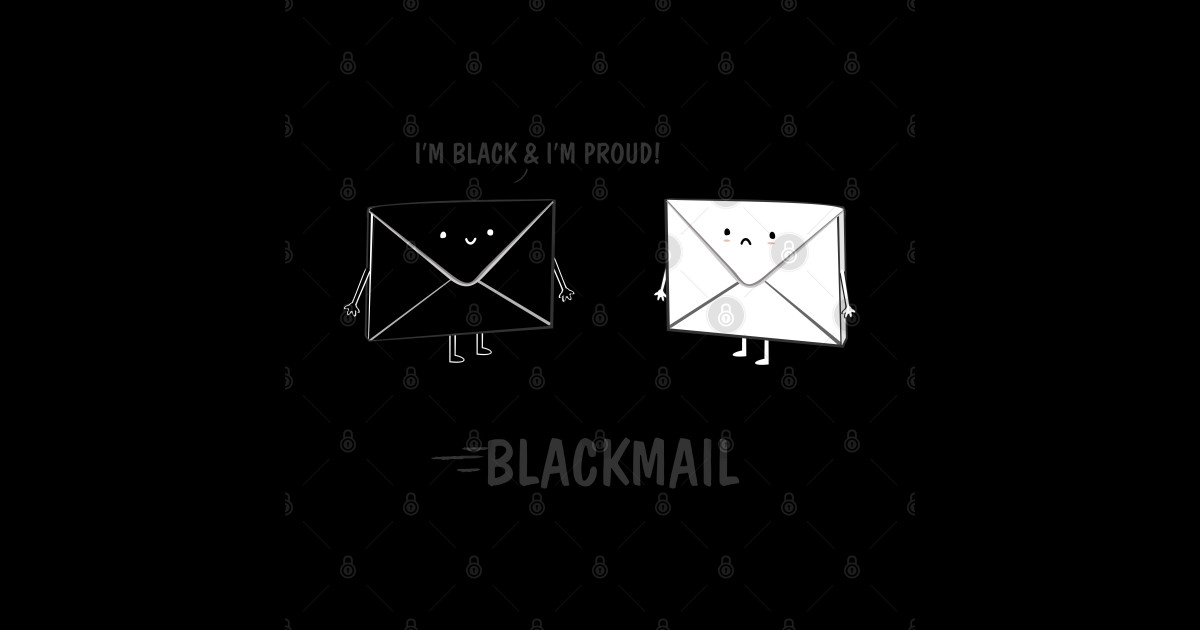 BlackMail - Mail - Sticker | TeePublic
