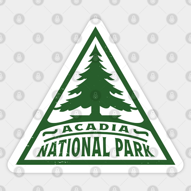 Acadia National Park - Tree - Acadia National Park - Sticker | TeePublic