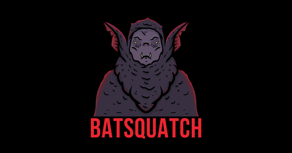 Cryptids: Batsquatch - Cryptids - Sticker | TeePublic
