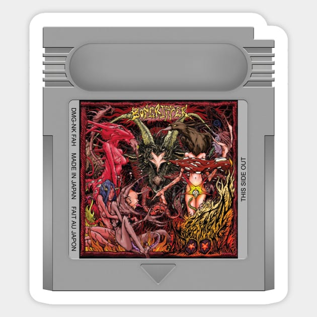 Satan Worshipping Doom Game Cartridge - Bongripper Tour - Sticker ...