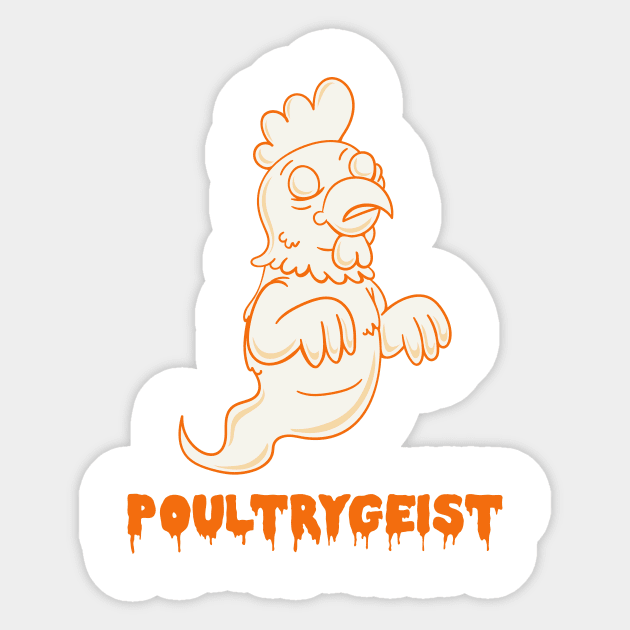Poultrygeist - Wayne Butler Comedy - Sticker | TeePublic