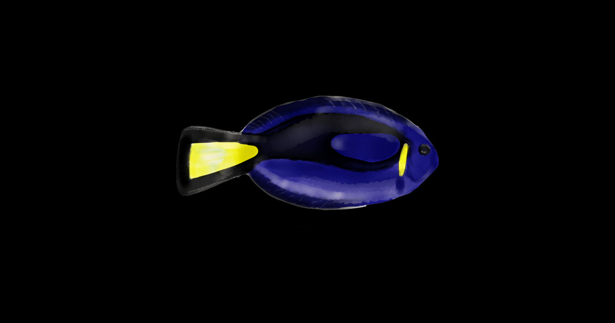 Blue Tang - Fish - Sticker | TeePublic