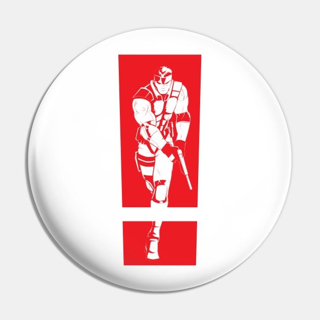 Metal Gear Solid - Exclamation Point - Metal Gear Solid - Pin | TeePublic