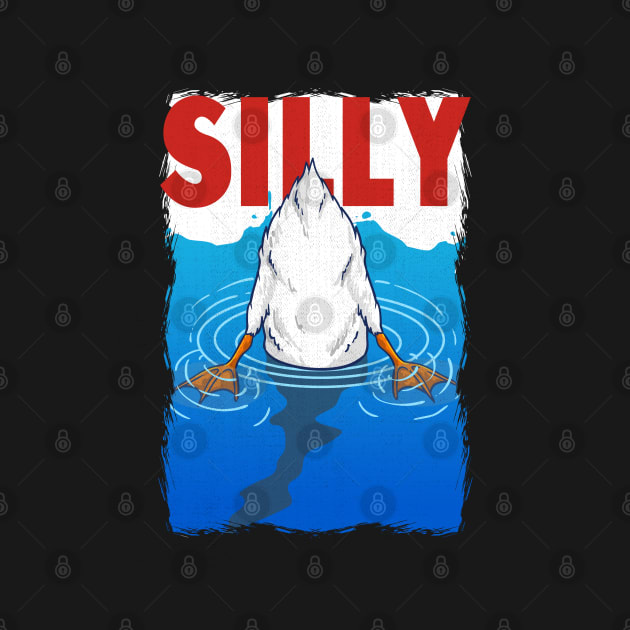 Silly Goose Pun Meme Men Women Kids Funny Goose - Goose - T-Shirt ...