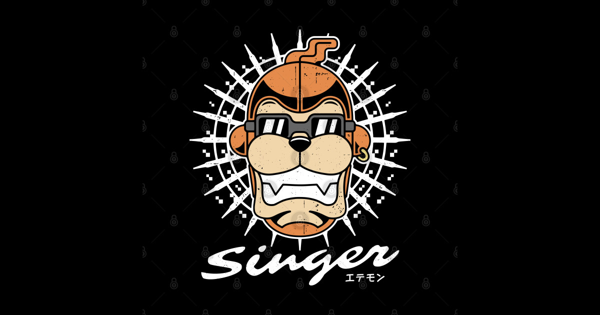 Greatest Ape Vocalist - Digimon - Sticker | TeePublic