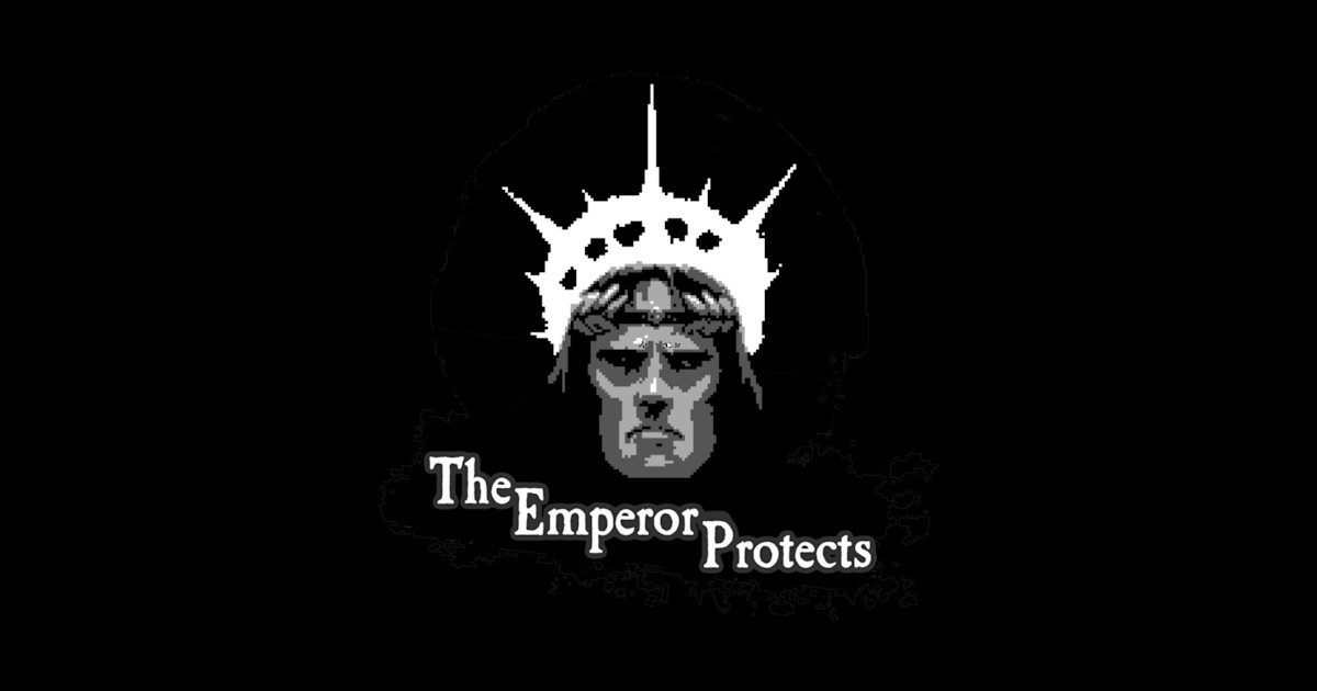 The Emperor Protects - The Emperor Protects - Sticker | TeePublic