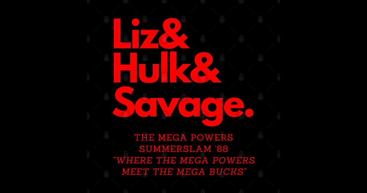 The Mega Powers - Wwf - Sticker | TeePublic