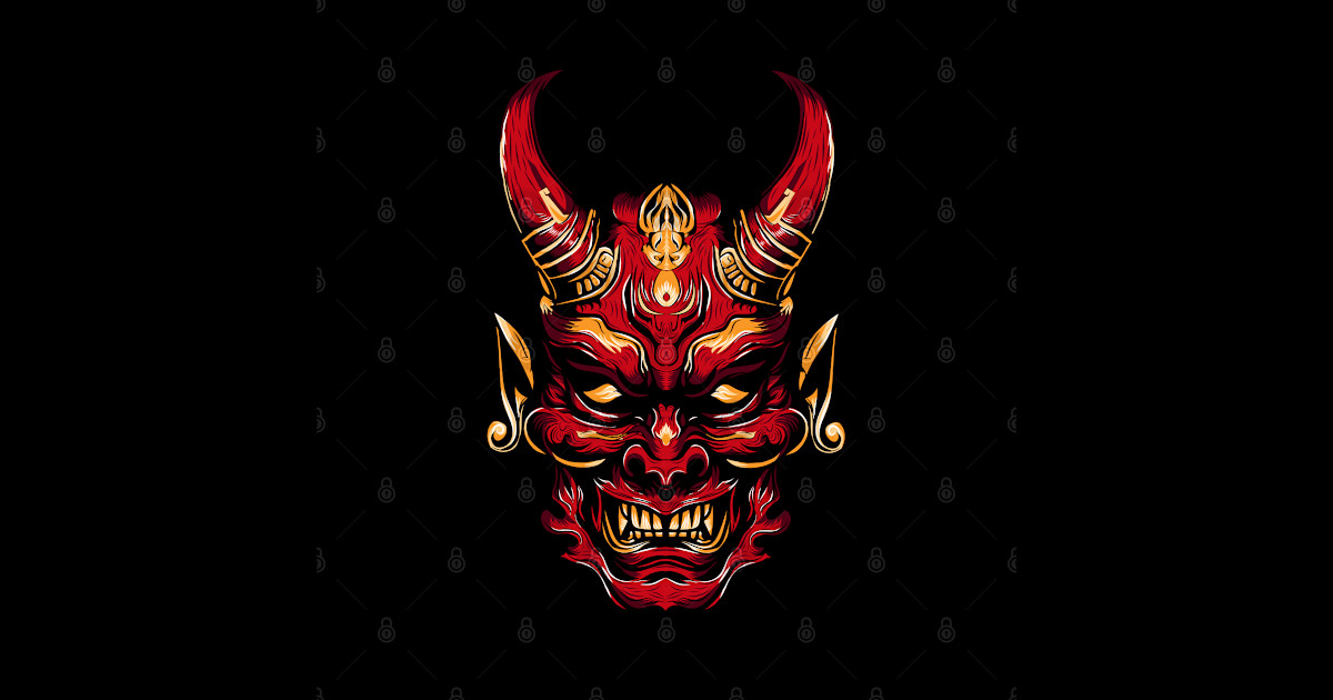 The Angry Red Devil - Devil - Sticker | TeePublic