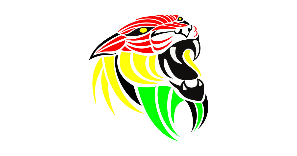 Tribal Reggae Lion - Reggae Lion - T-Shirt | TeePublic