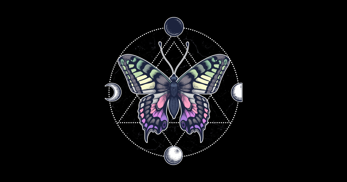 Genderfae Butterfly LGBT Pride Flag - Genderfae - Sticker | TeePublic