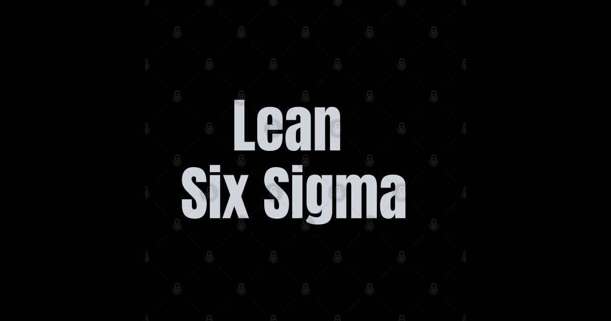 Lean Six Sigma / Sigma Symbol - Lean Six Sigma - Sticker | TeePublic