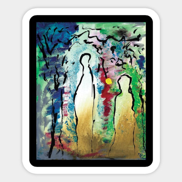 Adam and eve - Adam And Eve - Sticker | TeePublic