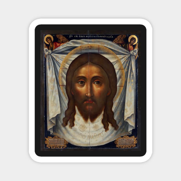 The Veronica Veil Shroud of Turin Jesus Holy Face - Detente - Magnet ...