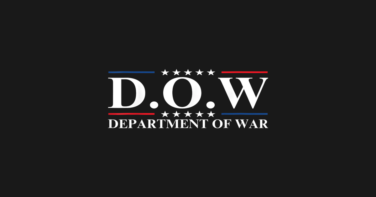Department of War, Est. 2025 DOW - Patriotic 2025 - T-Shirt | TeePublic