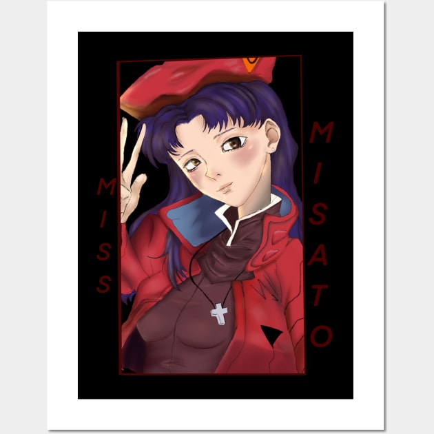 Miss Misato Katsuragi Shirt Neon Genesis Evangelion - Misato Katsuragi ...