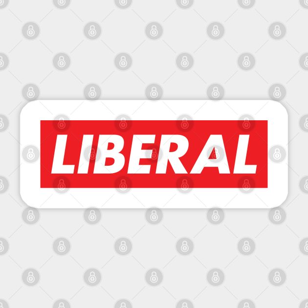 Liberal Logo - Liberal - Sticker | TeePublic