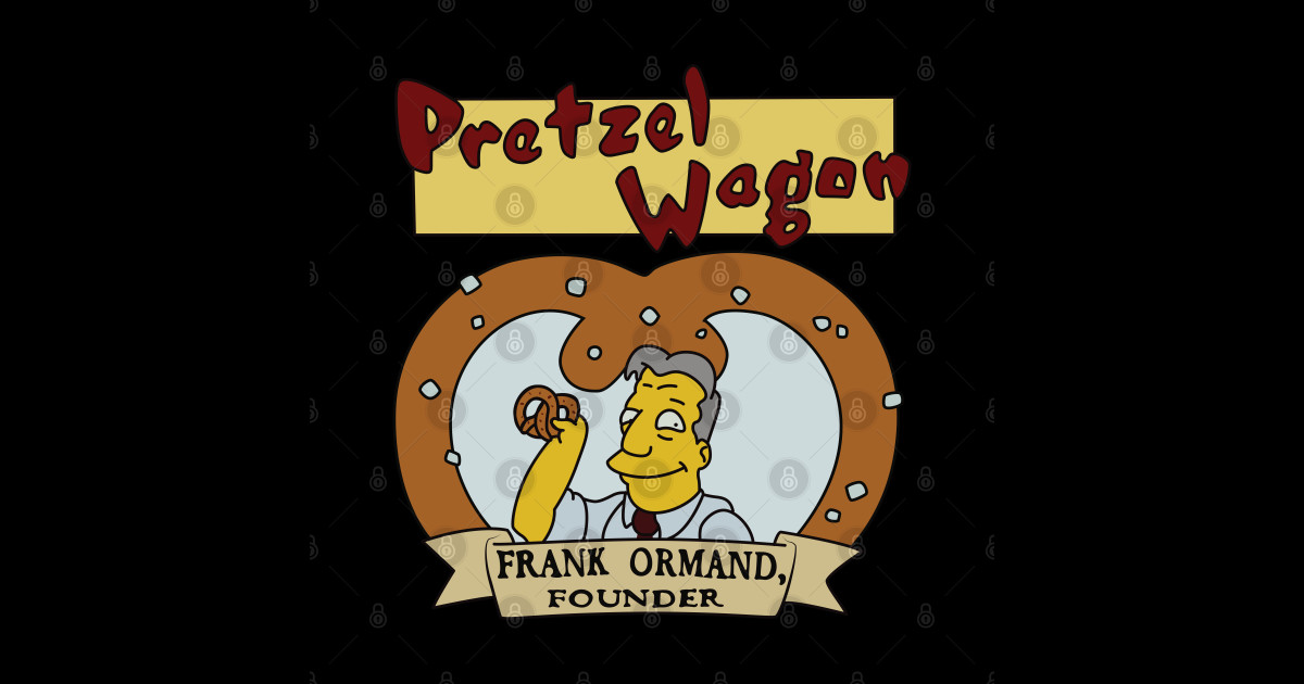 Pretzel Wagon - Simpsons - T-Shirt | TeePublic