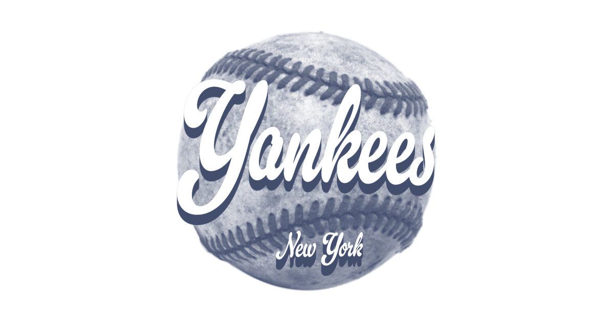 Yankees Retro Ball - Yankees - T-Shirt | TeePublic