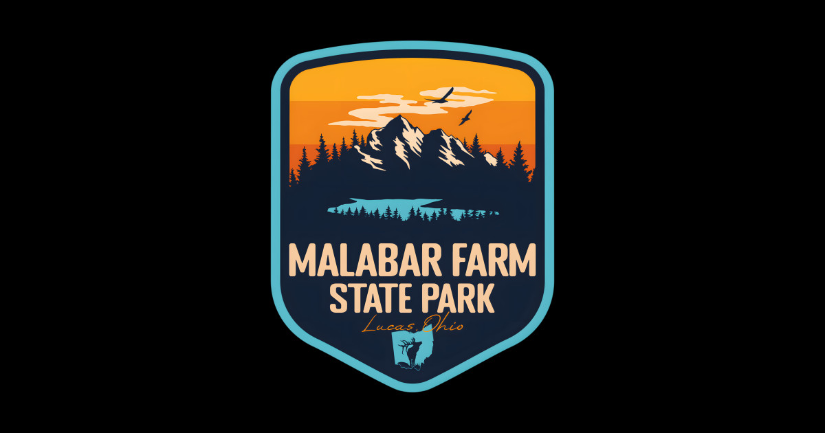 Malabar Farm State Park Ohio OH Badge Souvenir - Malabar Farm - Sticker ...
