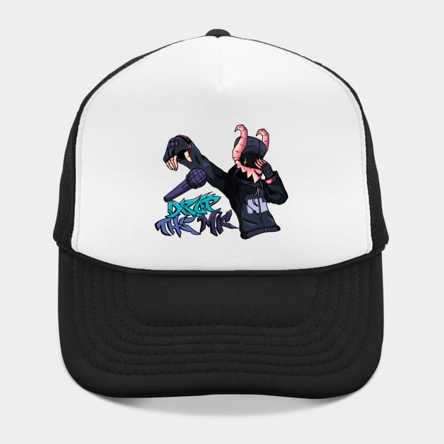 fnf tabi graffiti drop the mic without background - Tabi - Hat | TeePublic