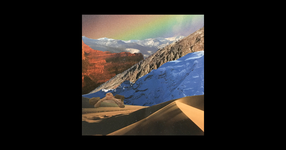 Enjoying The View - Collagebymarianne - Sticker | TeePublic