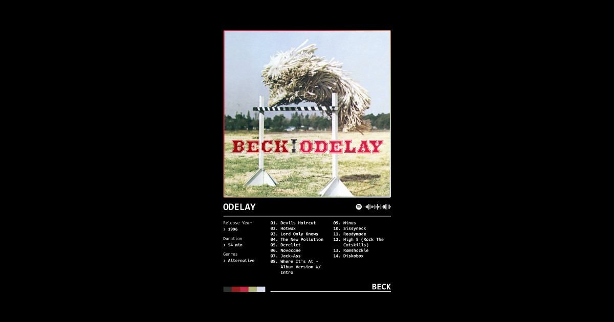 Odelay (1996) Album by Beck - Beck - Sticker | TeePublic