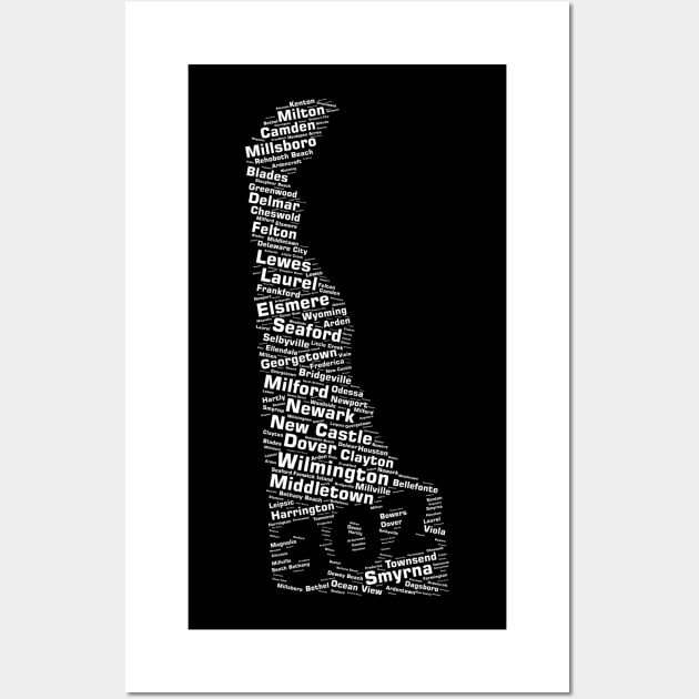 Delaware Cities: 302 Area Code - Delaware - Posters and Art Prints ...