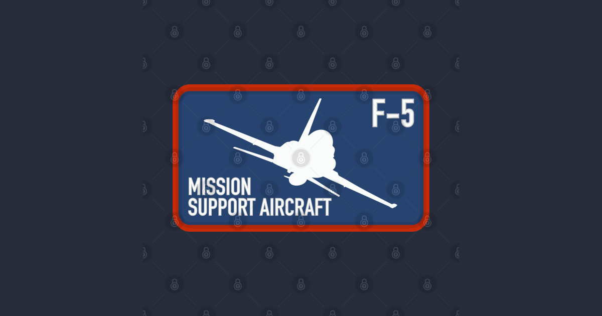 F-5 Mission Support Aircraft - F5 Tiger Ii - T-Shirt | TeePublic