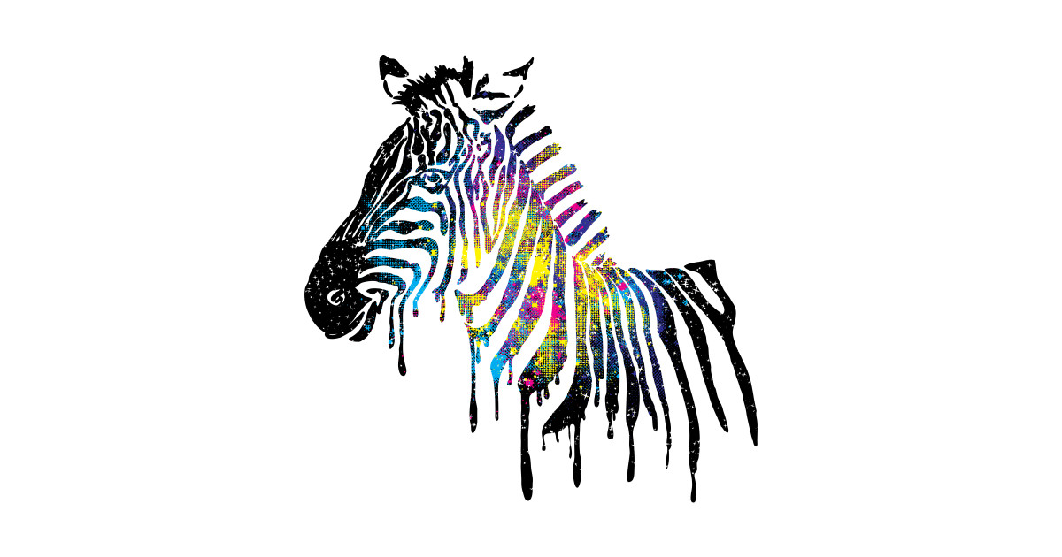 Zebra Space - Animals - T-Shirt | TeePublic