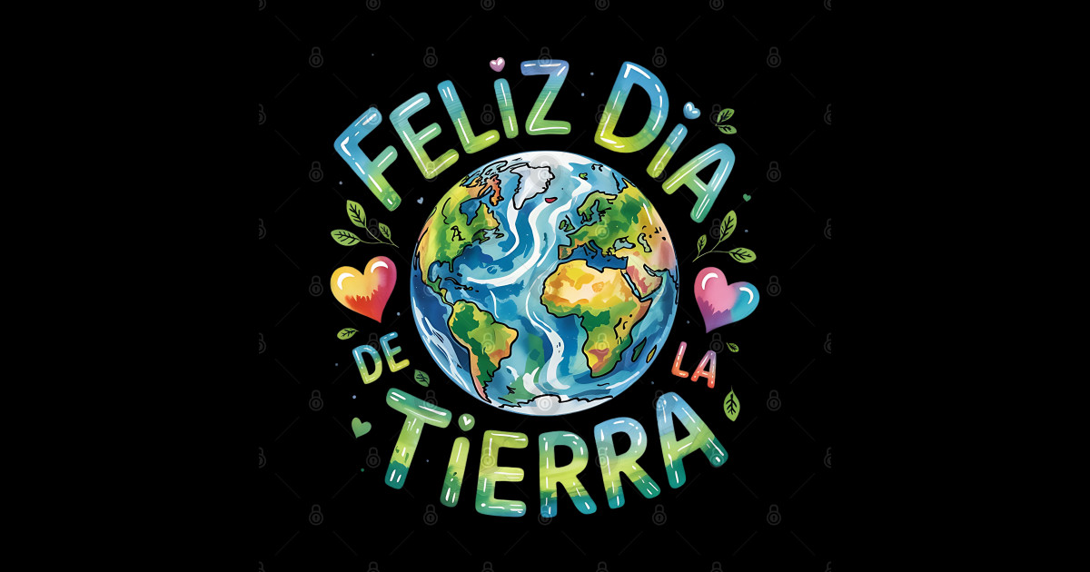 Feliz Dia De La Tierra - Earth Day - Sticker | TeePublic