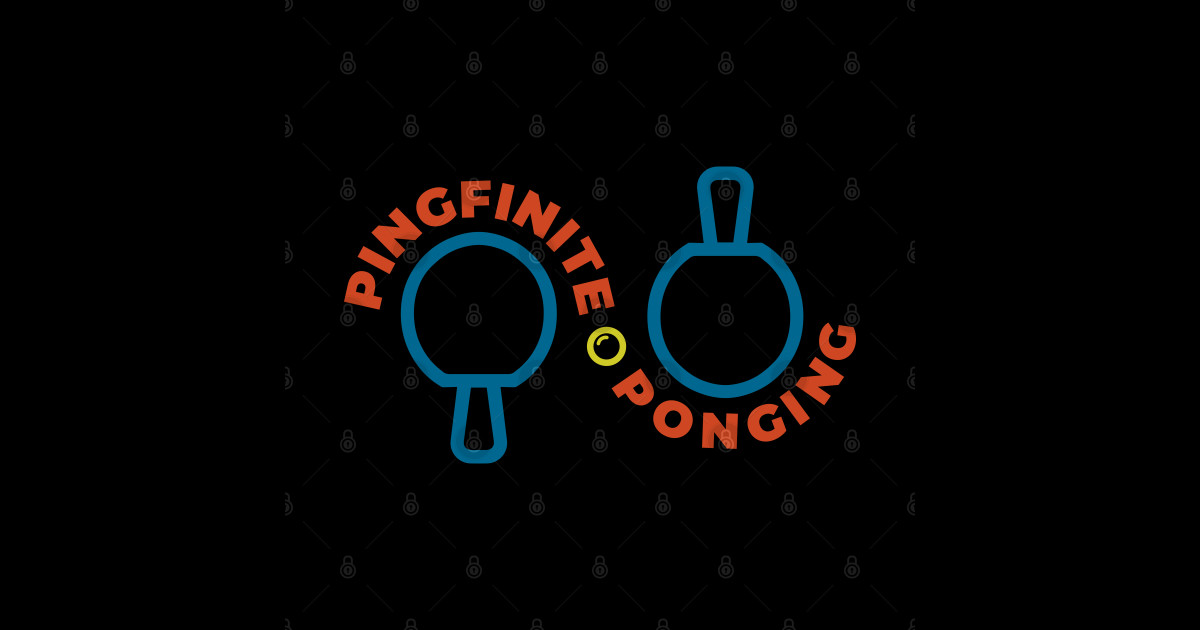 Infinite Ping Pong - Emblem - Ping Pong - Sticker | TeePublic